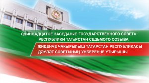 Одиннадцатое заседание Государственного Совета Республики Татарстан седьмого созыва