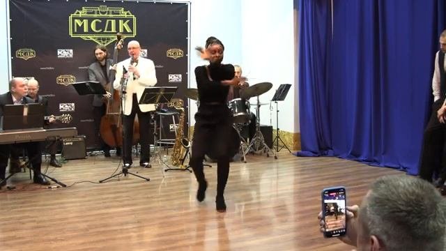 Josette Wiggan Freund Tap Demo with Valery Kiselev Classical Jazz Ensemble