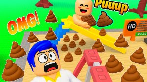 💩Ржач прядки в Roblox как! Мы пукнули и улетели 😂 Играем с Алексом! Какашки пуп