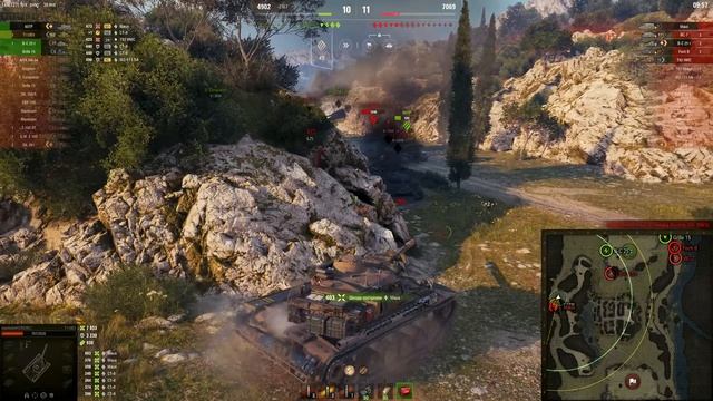 [Fermani wot] T110E5 ● Статист встретил ТОП танки и вот что из этого получилось в бою!