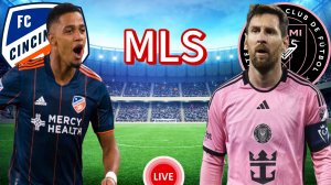 ФУТБОЛ ЧЕМПИОНАТ MLS.  ЦИНЦИННАТИ - ИНТЕР МАЙАМИ.  ПРЯМАЯ ТРАНСЛЯЦИЯ