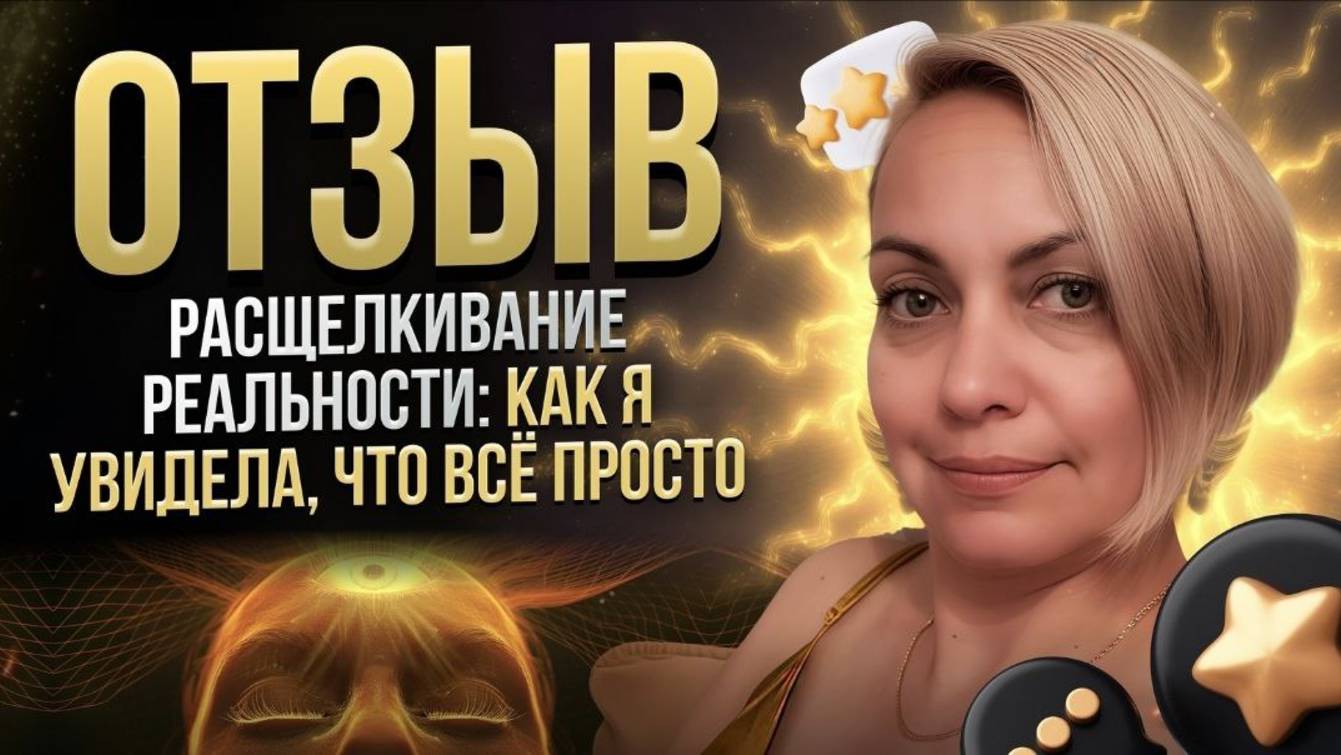 ОТЗЫВ. РАСЩЁЛКИВАНИЕ РЕАЛЬНОСТИ: как я увидела, что ВСЁ ПРОСТО