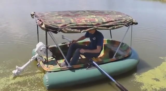 Лодка «МБ» 2.20 с надувным баллоном 03