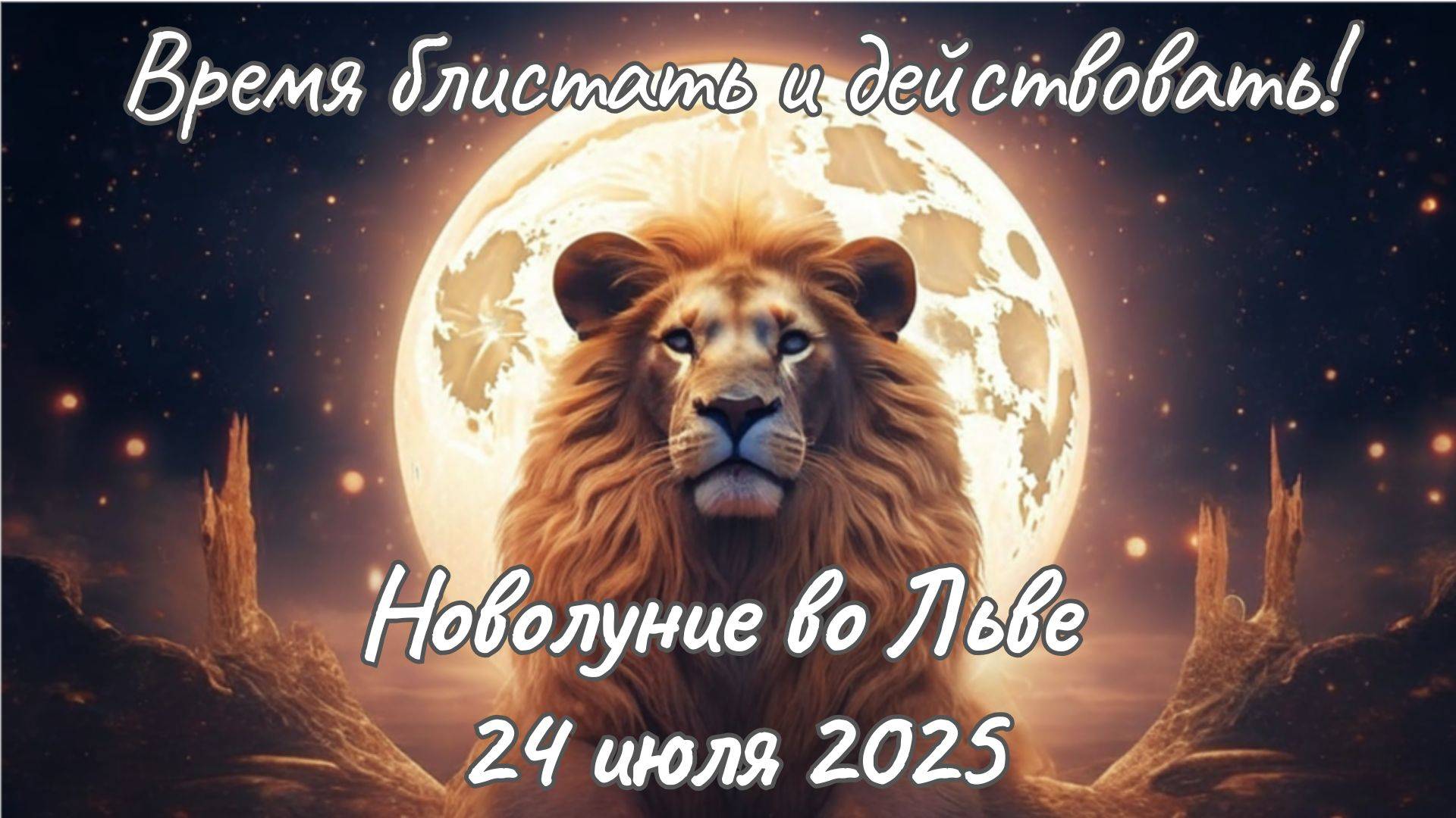 🌑✨Новолуние во Льве♌Все знаки зодиака