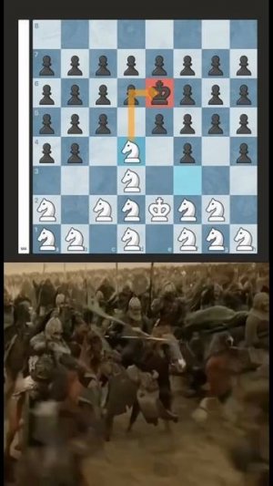 Кони против армии пешек #шахматы #chess