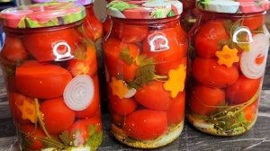 ПРОСТО ЗАЛИВАЮ КИПЯТКОМ. Закрываю по 50 банок! Невероятно вкусный рецепт с ПОМИДОРАМИ на зиму