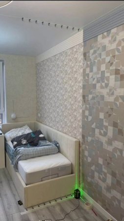 Декоративная реечная перегородка для зонирования детской комнаты для двух детей