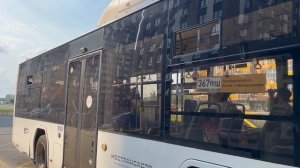 ”Приветливый водитель!” Автобус Lotos-105CO2 следует по маршруту 367пш