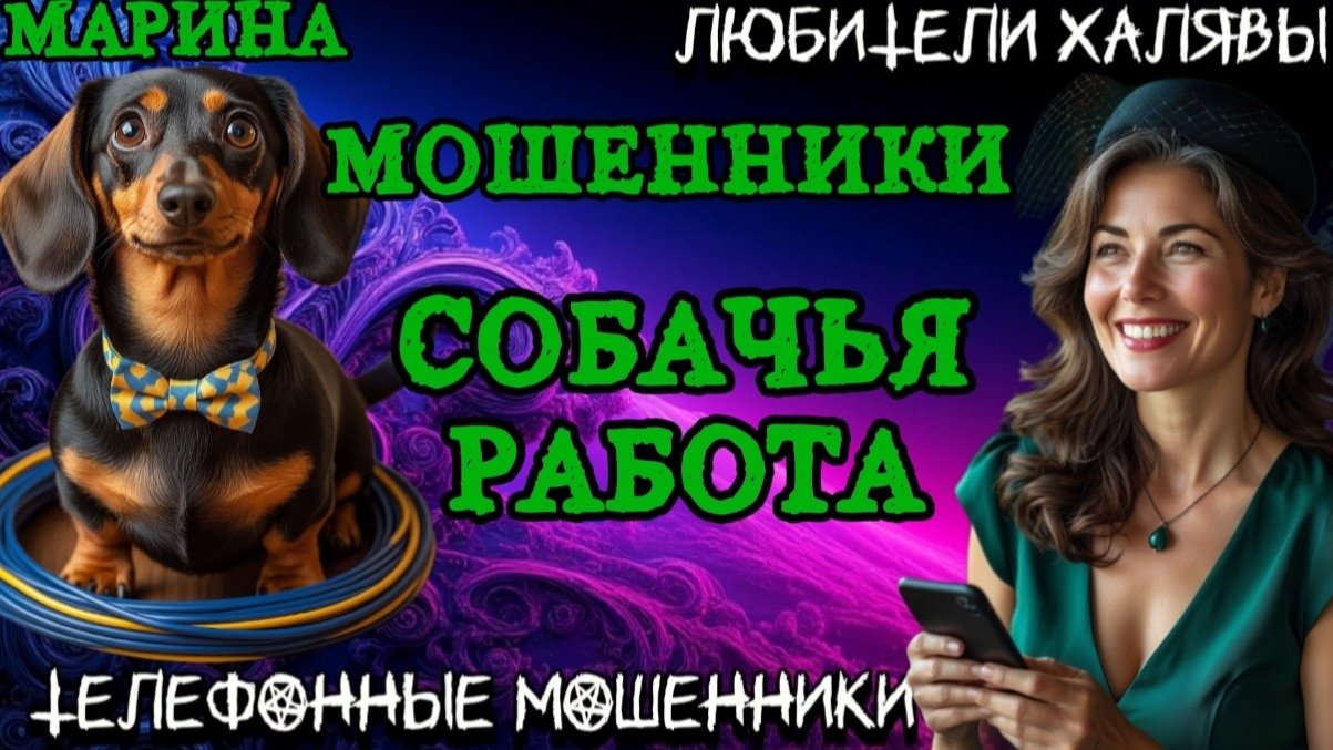 🎀 МАРИНА. СОБАЧЬЯ РАБОТА | ТЕЛЕФОННЫЕ МОШЕННИКИ