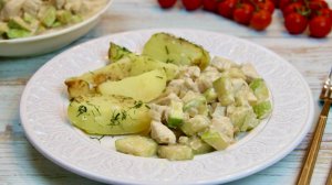 Простой и быстрый летний ужин ✧ Курица с кабачками