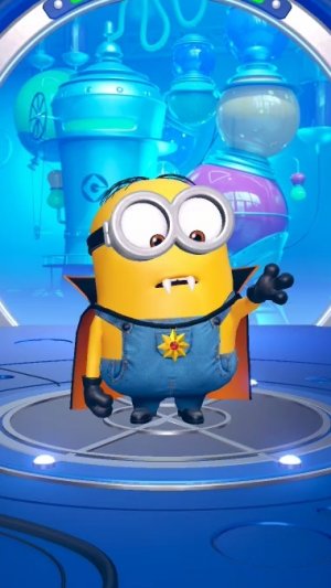 Миньон Вампир в лаборатории Грю Minion Rush
