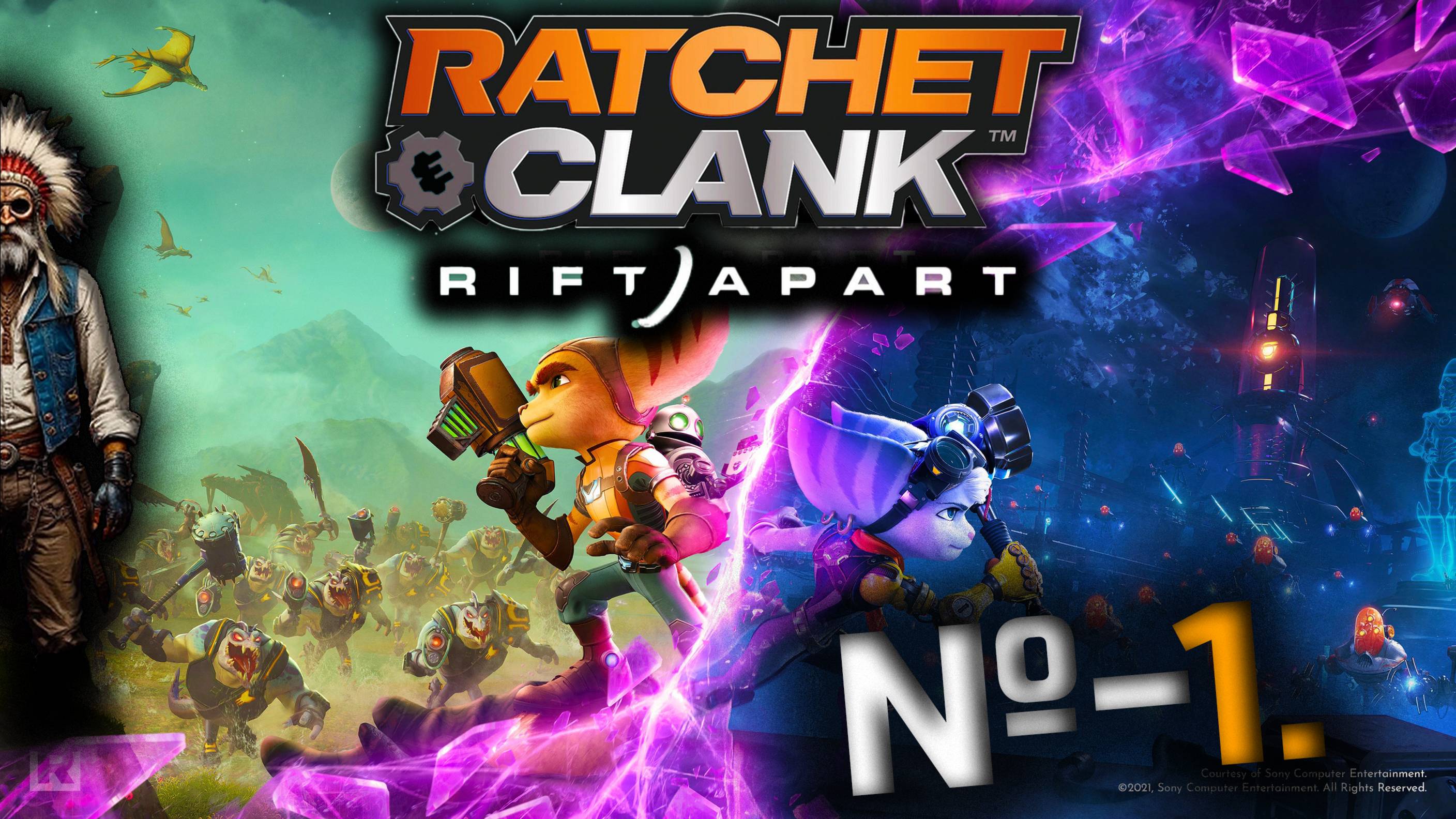 Ratchet & Clank: Rift Apart|Начало|▶️с комм на ПК в формате21:9🖥️↔️озвучиваю всех персон№1