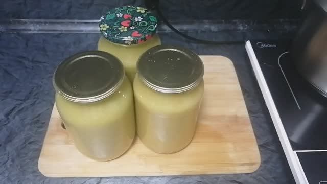 Пюре яблочное на зиму