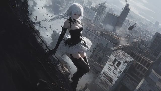 Z-.'Ruined World'.EDM.Cyberpunk MIX. [Copyright Free].16