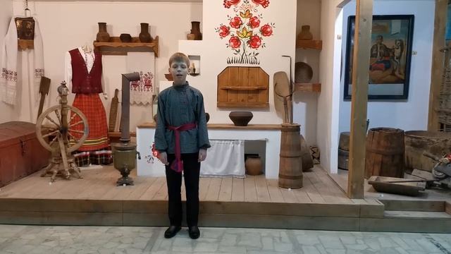 Читает Драчев Максим 3Б класс Ф. Савинов "Родное"