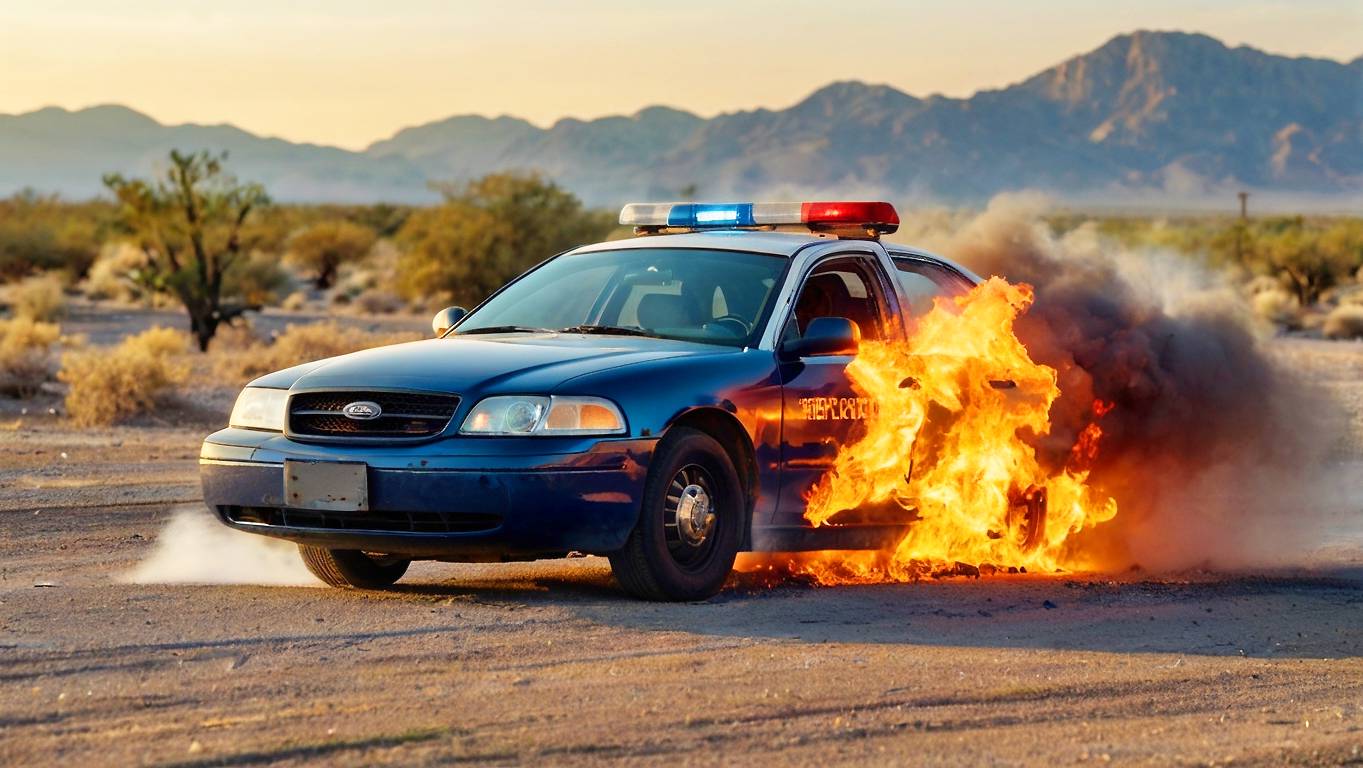 Полицейский против маленьких грузовичков. BeamNG Drive - Реалистичные автомобильные аварии и погони