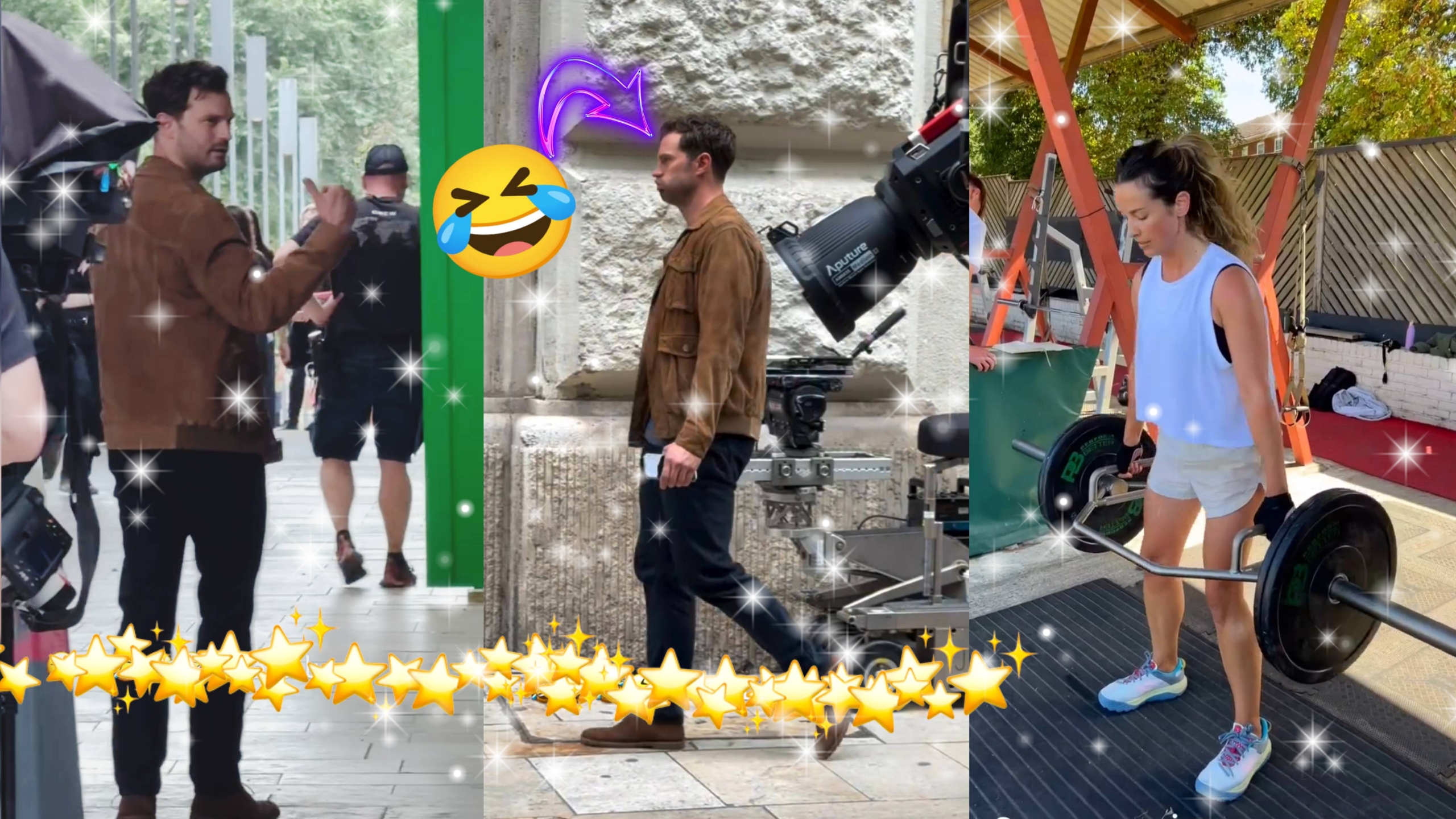 😍 ПОТРЯСАЮЩИЙ ДЖЕЙМИ ДОРНАН И ЕГО ЖЕНА АМЕЛИЯ УОРНЕР - СЪЁМКИ И ТРЕНИРОВКИ ❤️💜💙