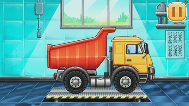 Мультики про грузовики: Грузовик-самосвал. Tractor