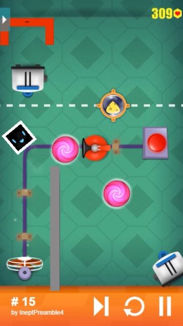 Супер сложный уровень в игре Heart Box!