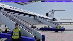 X-Plane 12, Ту154-б2, Vatsim, Ufa(UWUU) - Volgograd(URWW)