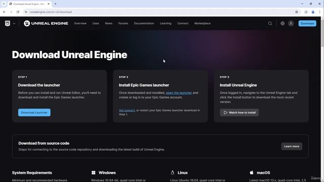 2.1 -Установите Unreal Engine 5