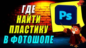 Где в фотошопе пластика