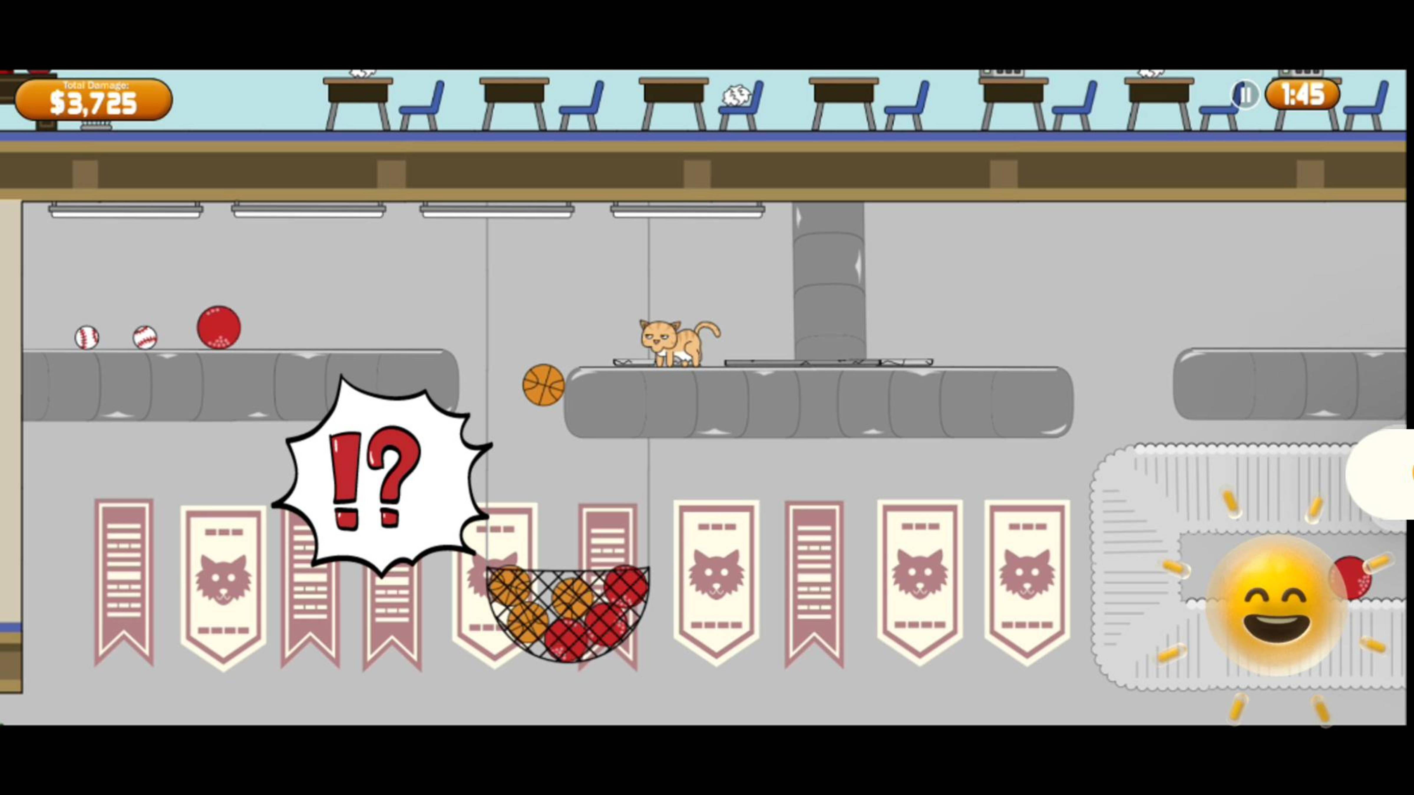 малыш комментирует игру, непослушный котик в спортзале😉 #игры #котэ #котики