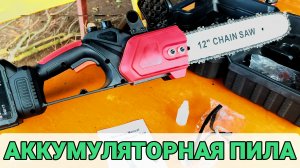 Аккумуляторная цепная пила обзор и распаковка