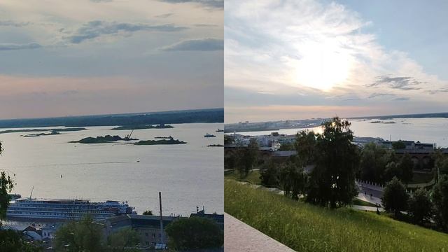 Нижний Новгород Кремль. Закат солнца 19.07.2025