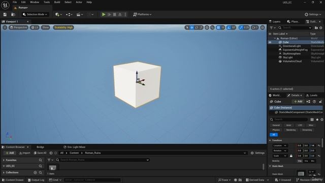 3.1.Создание ландшафта