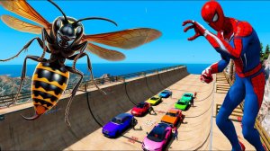 Мультики, GTA 5 испытания в ГОНКАХ, Человек Паук, Халк, мультики для детей, Флеш, ГТА 5 моды гонки