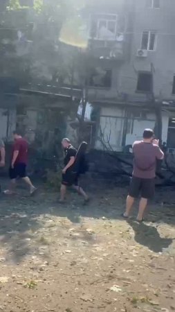 Очередной обстрел Донецка!
