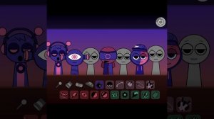Sprunki Hyperblast [Part 1️⃣] (VIOLET) {ALL CHARACTERS & PHASES} 🇫🇷 #sprunki #memes