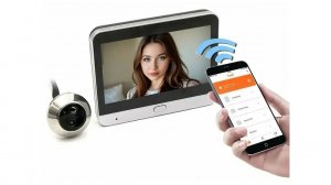 Видеоглазок для входной двери с Wi-Fi и монитором