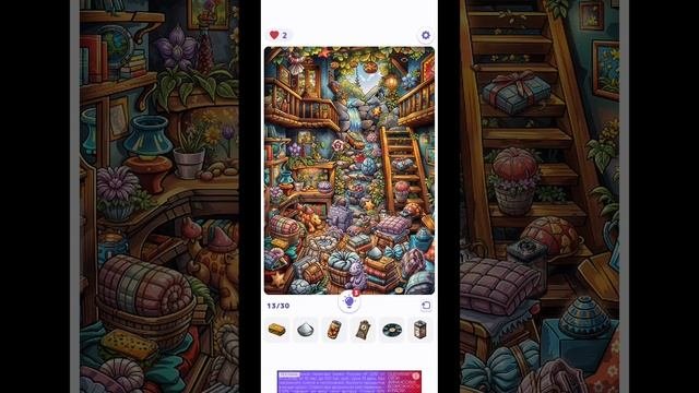 игра Найди скрытые объекты 13 уровень