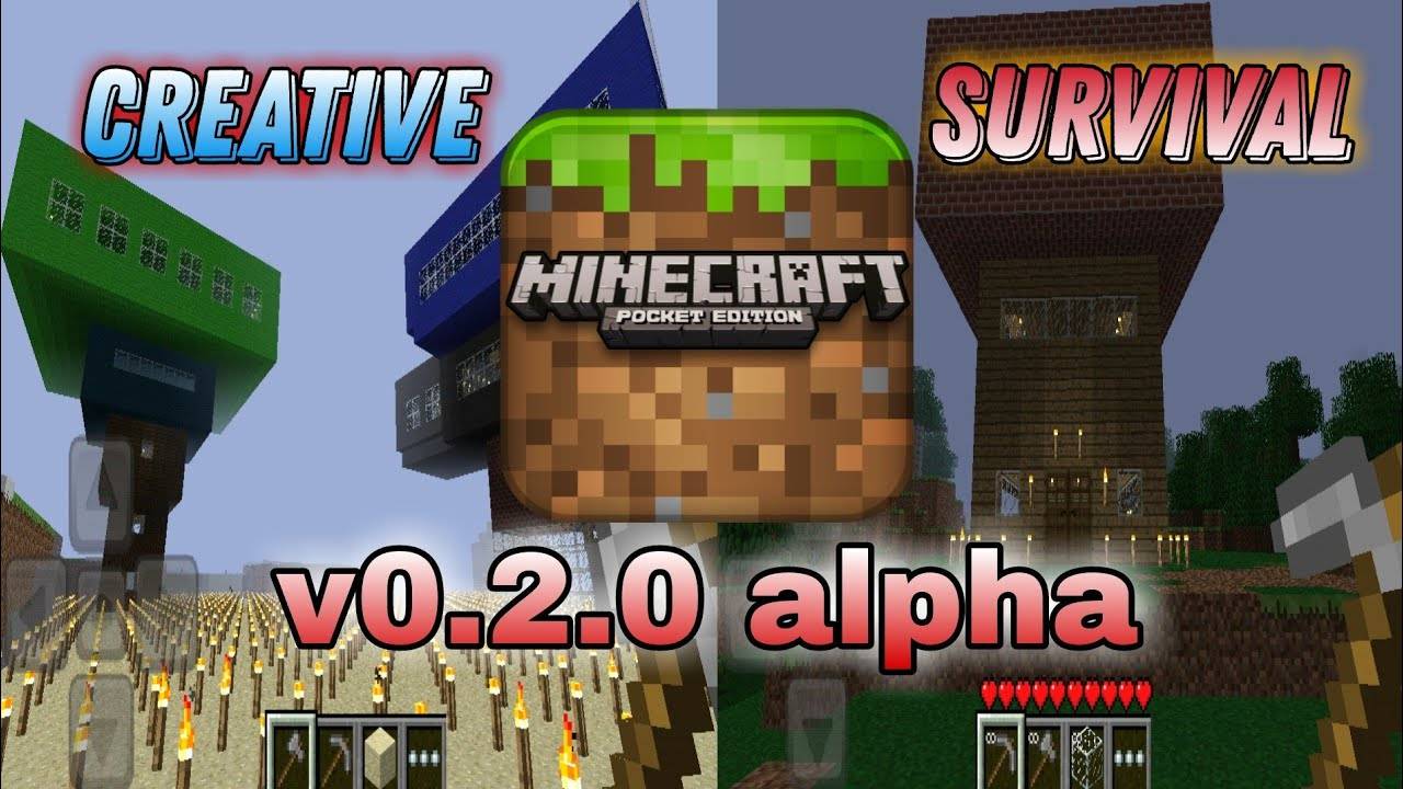 Minecraft PE v0.2.0 alpha Опять обновка + Выживание наконец-то! (Для бедных школьников) #7