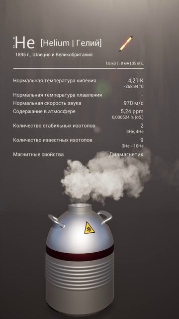 ⚗️ Криогенные агенты - Гелий