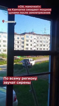 «Ой, мамочки!»: на Камчатке ожидают мощное цунами после землетрясения