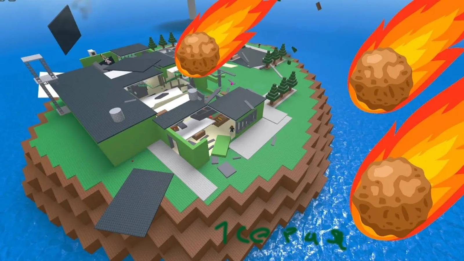 ВЫЖИВАЮ в стихийных бедствиях  роблокс !1 серия