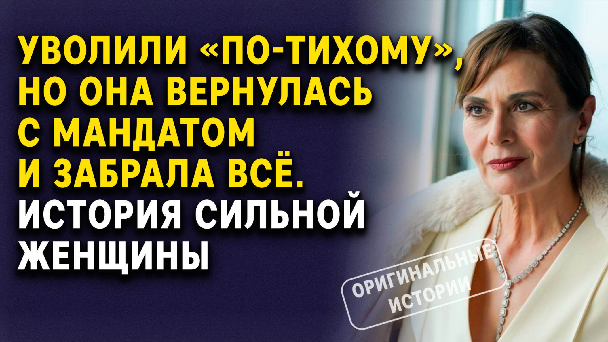 Уволили «по-тихому», но она вернулась с мандатом и забрала всё. Слушать аудиорассказы
