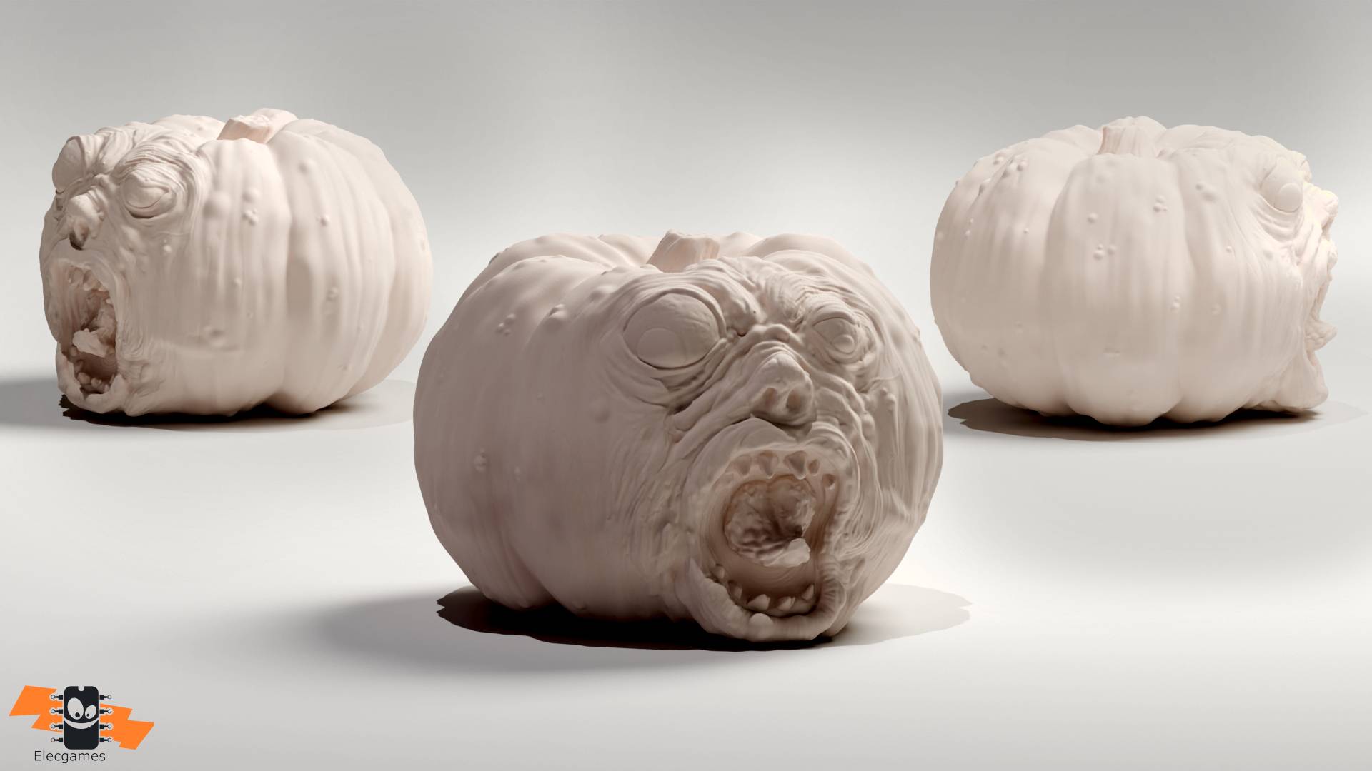 3D моделирование тыквы