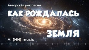 [Как рождалась Земля] - кадры созданные с помощью ИИ - авторская рок песня