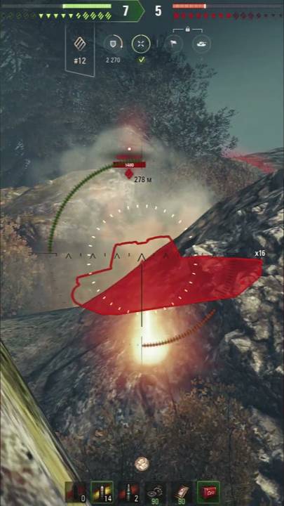 T110E5 - Чуть Не Отдали 1 В 3! #wot #worldoftanks #миртанков #shorts