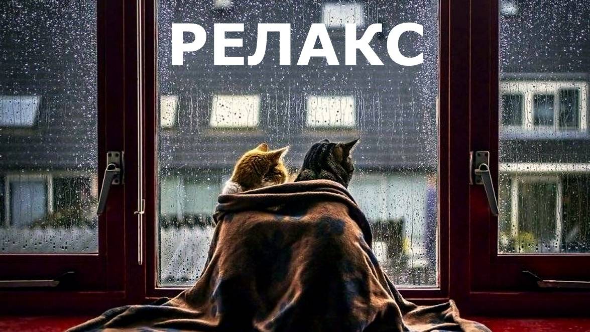 Расслабляющие Звуки Дождя Грома Релакс - 90 минут релаксации.