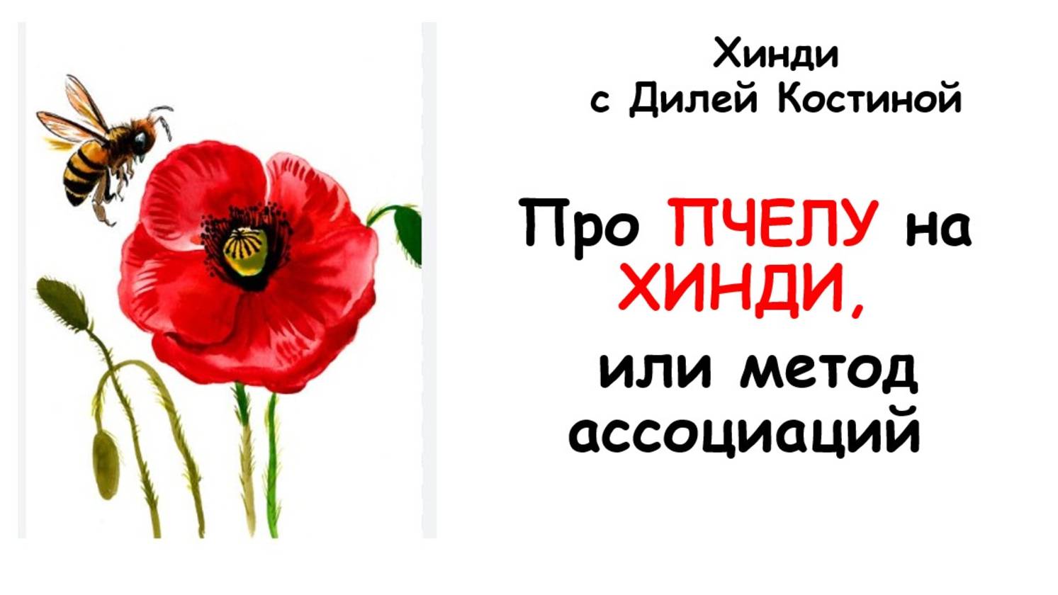 ПРО ПЧЕЛУ НА ХИНДИ. ЗАПОМИНАЕМ СЛОВА. МЕТОД АССОЦИАЦИЙ#hindi#хинди#хиндиуроки#Костина_Диля