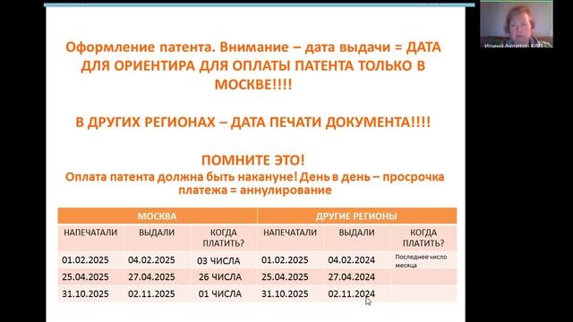 Патент у иностранного работника (исполнителя по ГПД) в 2025 г.