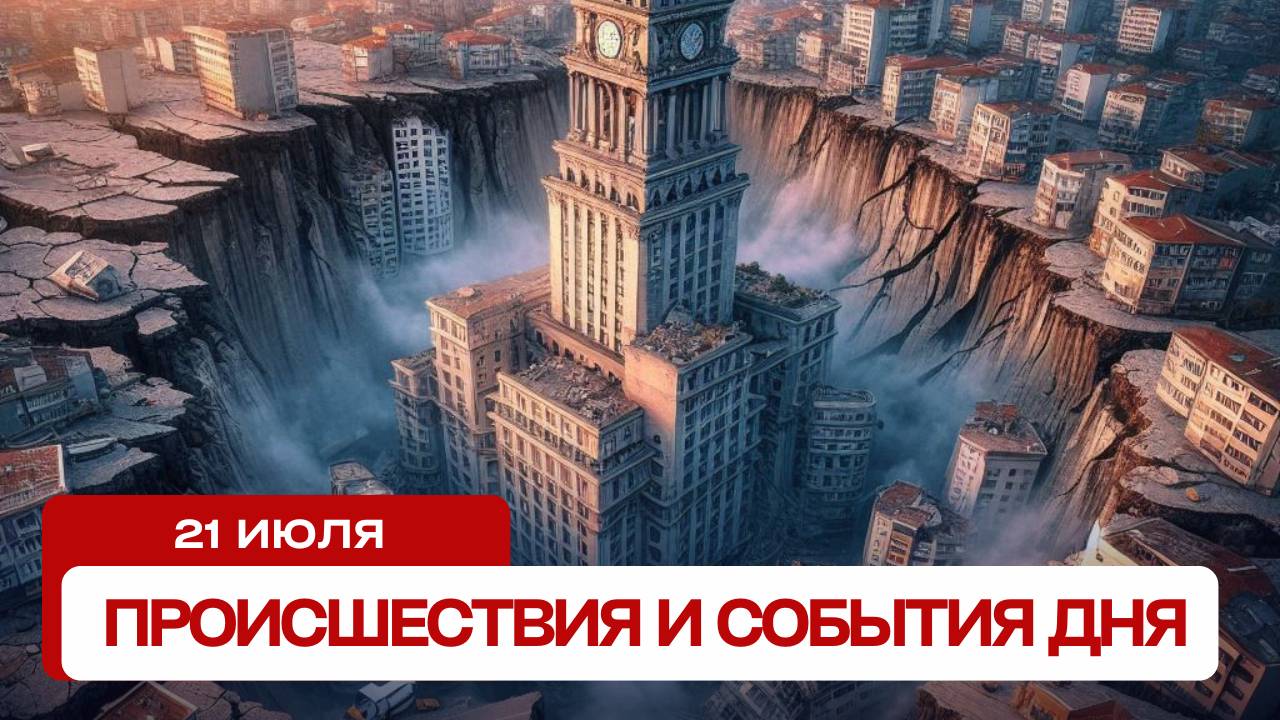 Катаклизмы сегодня 21.07.2025: новости сегодня, ЧП, события дня!