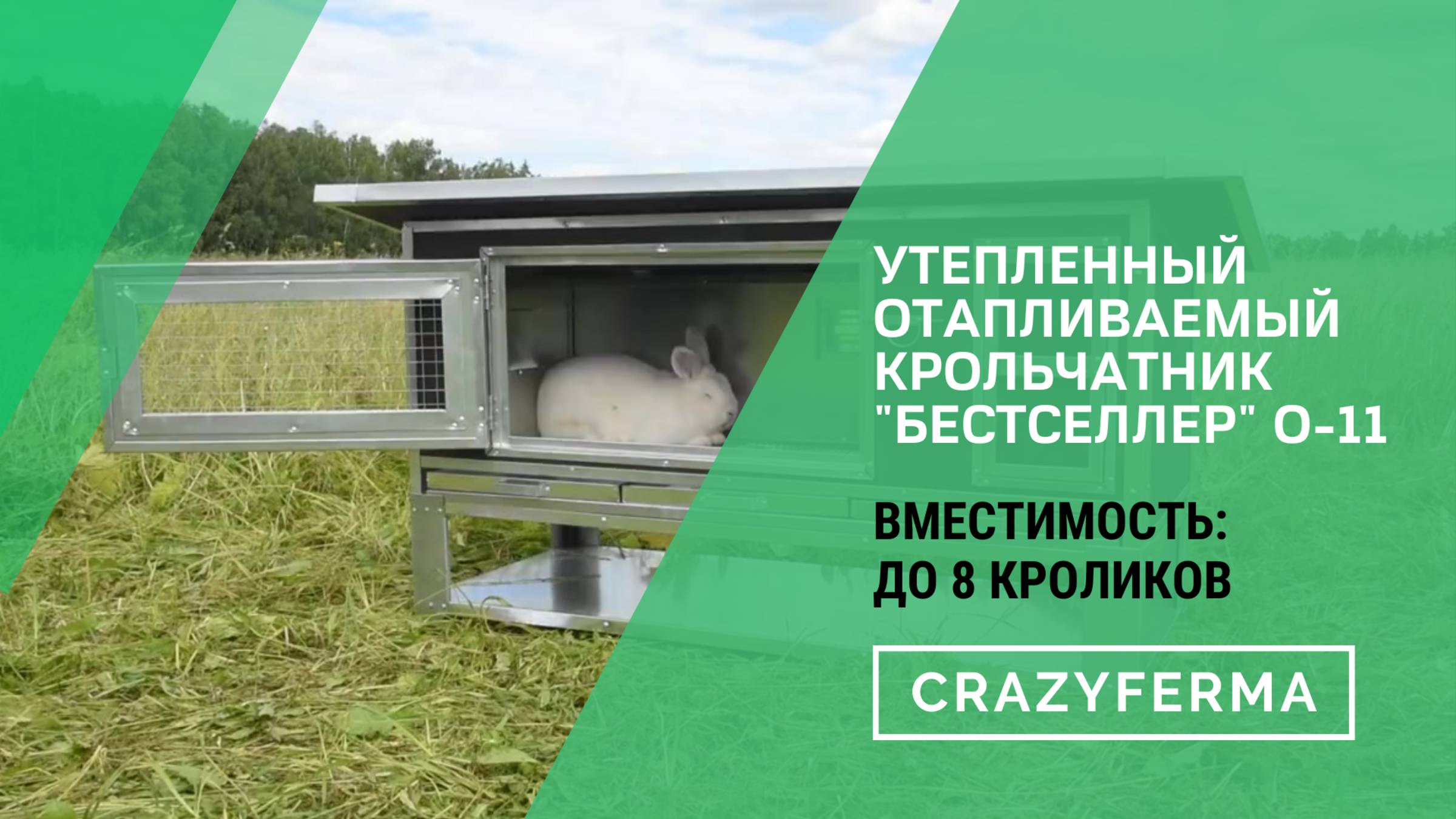 Хит продаж! Видео-обзор крольчатника "Бестселлер" О-11