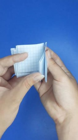 Мини блокнот на ходу: DIY из бумаги своими руками #как_сделать #diy #из_бумаги #craft
