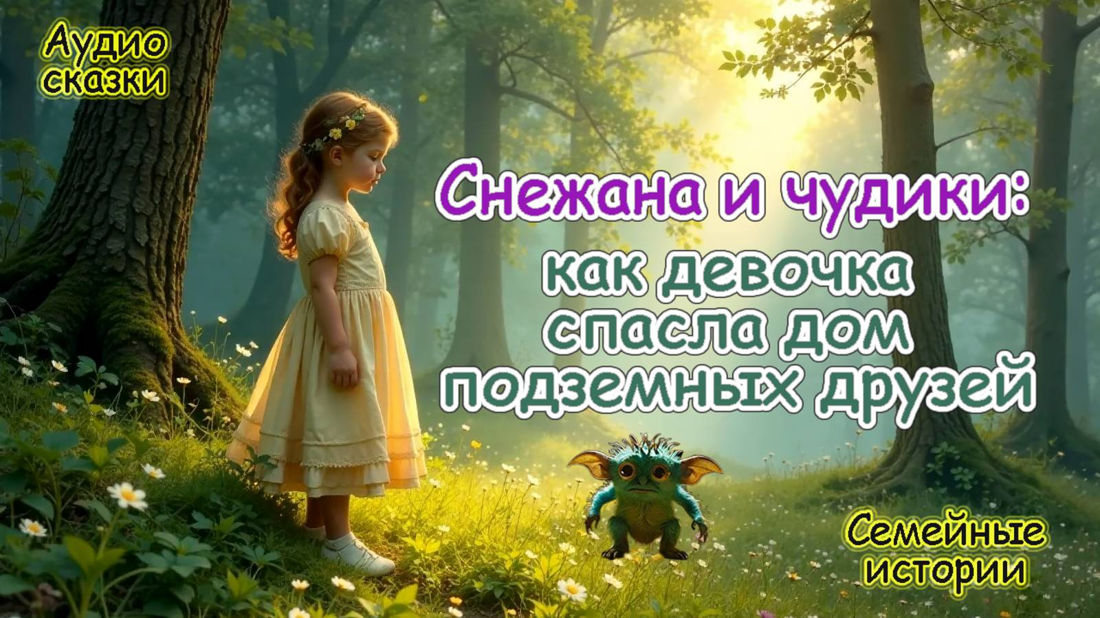 Снежана и чудики: как девочка спасла дом подземных друзей